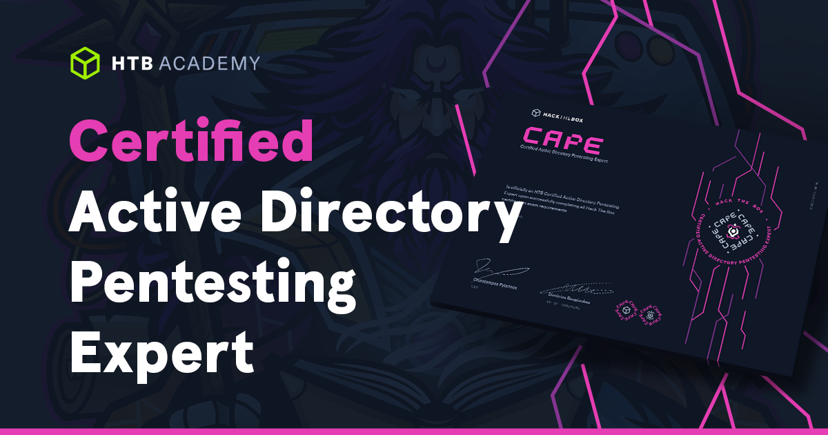 HTB Certified Active Directory Pentesting Expert HTB Certified Active Directory Pentesting Expert