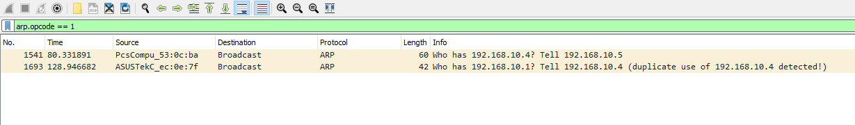 ARP Spoofing Detection