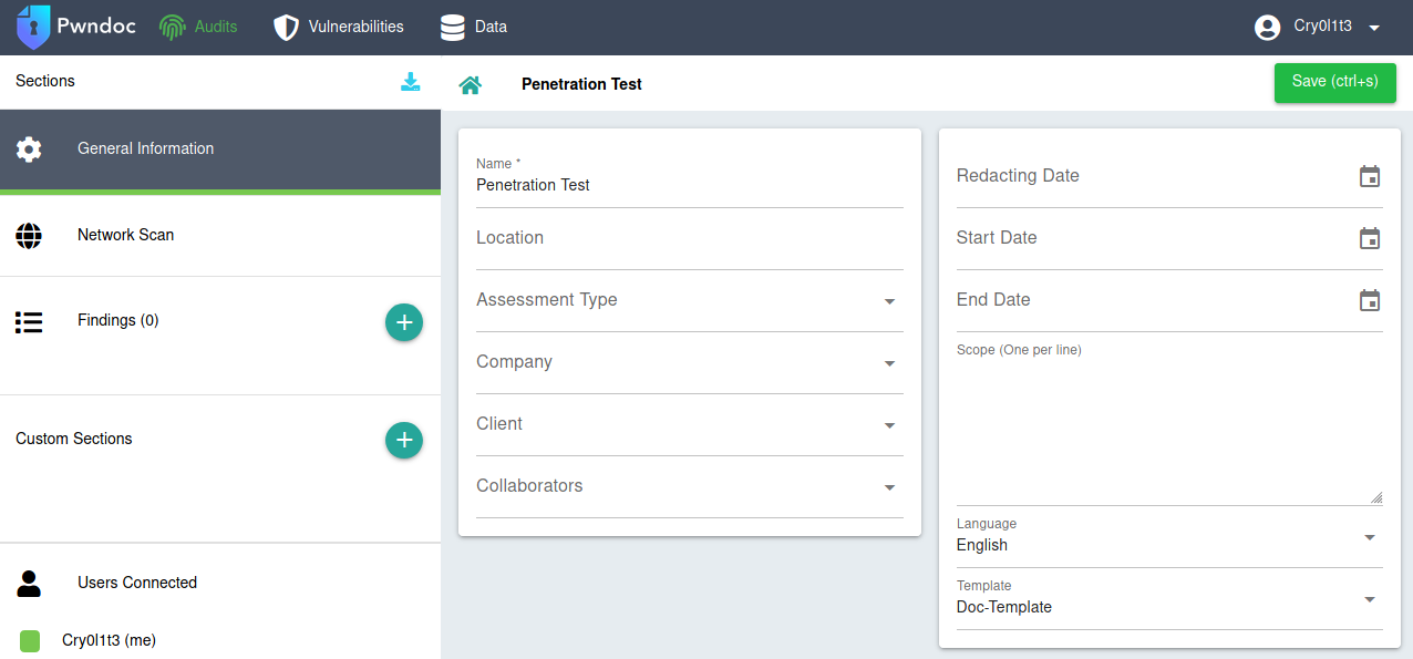 Setting Up : Organization